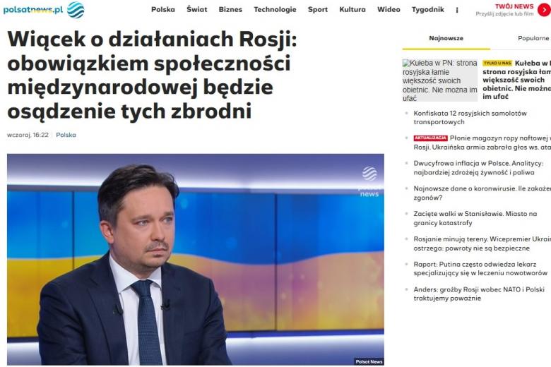 Marcin Wiącek w mediach o odpowiedzialności za wojnę w Ukrainie ... Marcin Wiącek w mediach o odpowiedzialności za wojnę w Ukrainie ...